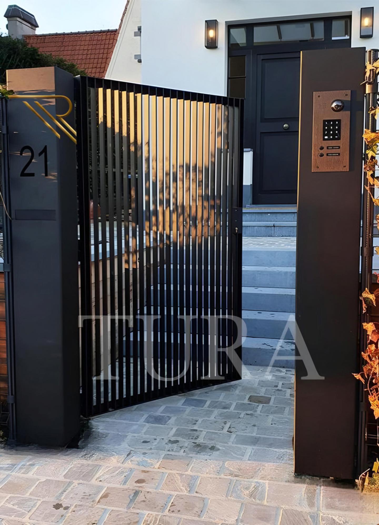 Bahçe Kapı Modelleri - DEMİR DOĞRAMA, FERFORJE KORKULUK VE GARAJ KAPILARI