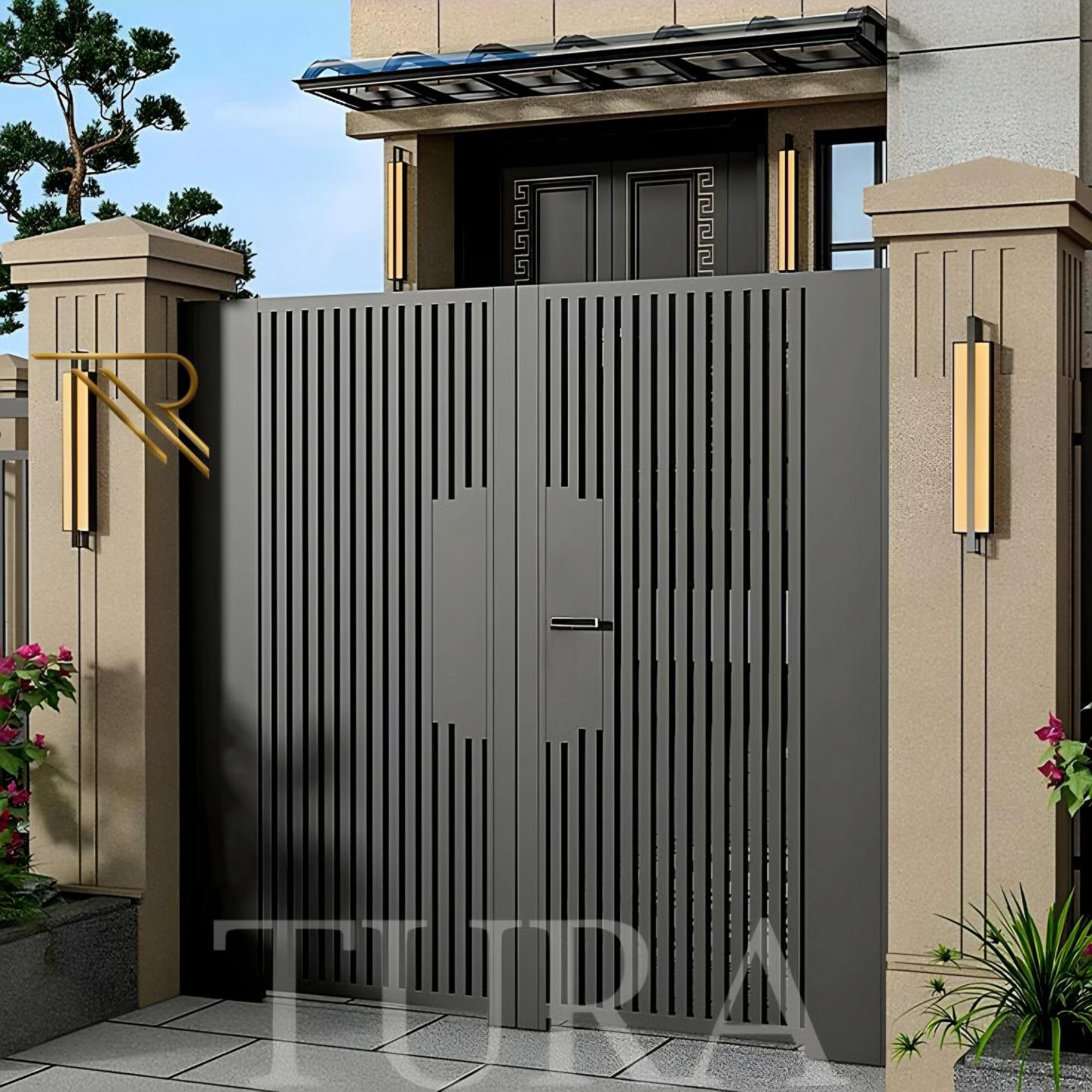 Bahçe Kapı Modelleri - DEMİR DOĞRAMA, FERFORJE KORKULUK VE GARAJ KAPILARI