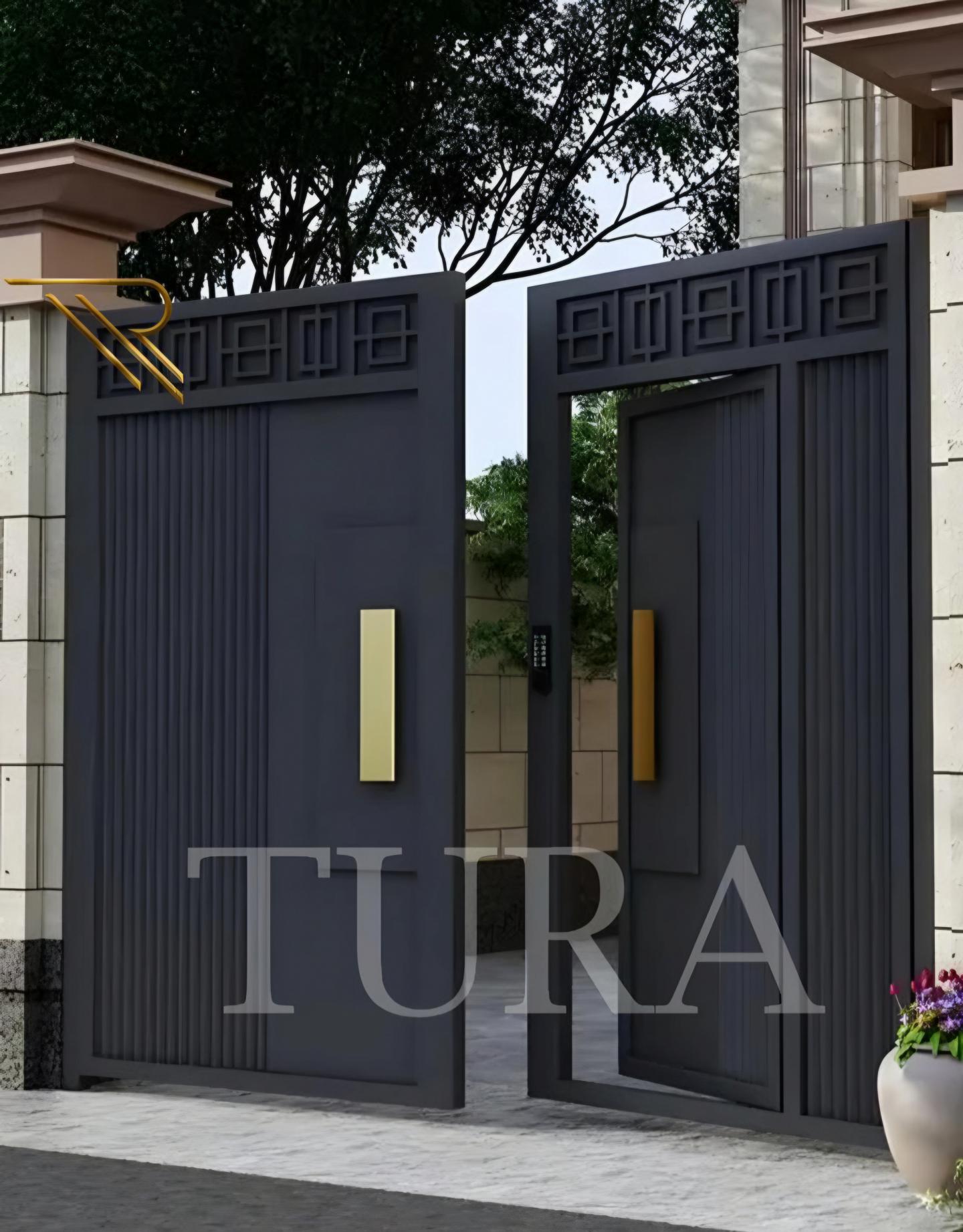 Bahçe Kapı Modelleri - DEMİR DOĞRAMA, FERFORJE KORKULUK VE GARAJ KAPILARI