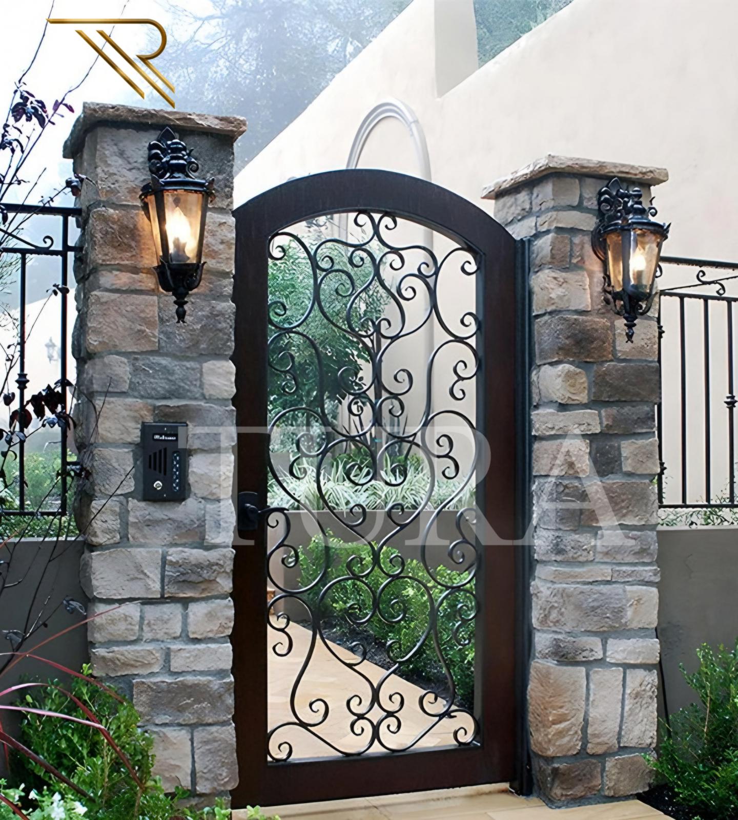 Bahçe Kapı Modelleri - DEMİR DOĞRAMA, FERFORJE KORKULUK VE GARAJ KAPILARI